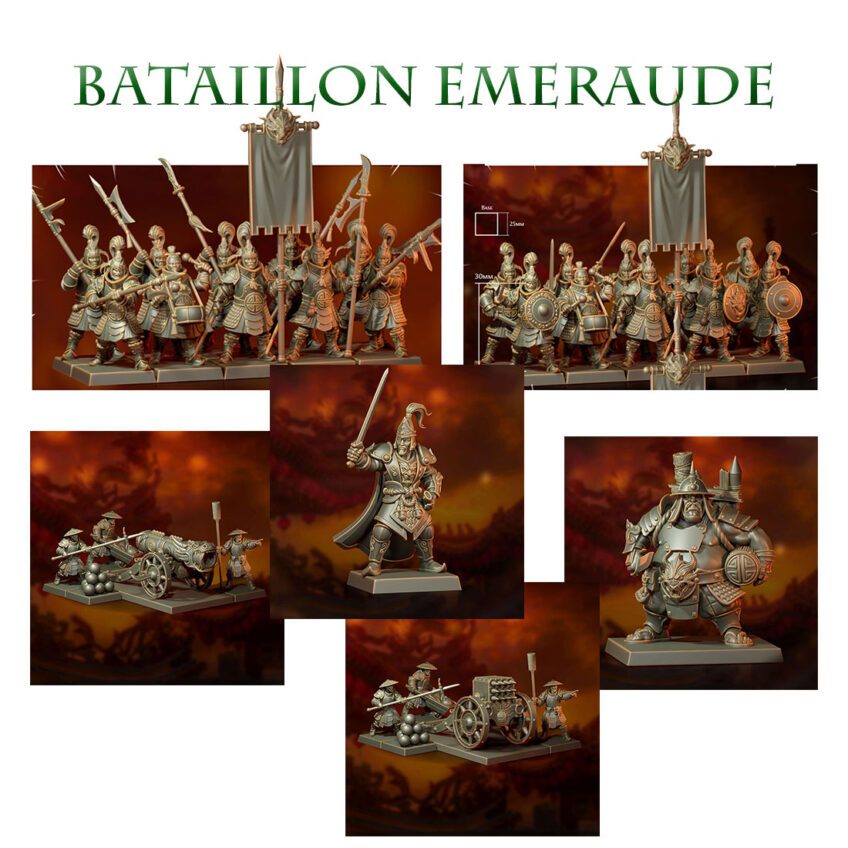Bataillon Emeraude des Dynasties du Dragon - Le Grenier de la Chance